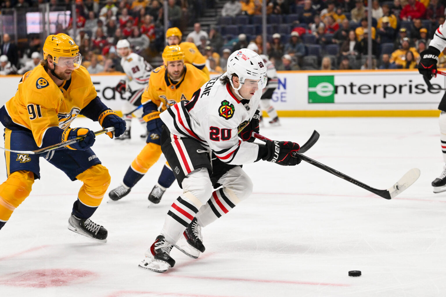 Blackhawks' Ryan Greene Finding Success in Rookie Season - The Hockey ...